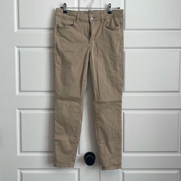 American Eagle Khaki Women S Pants